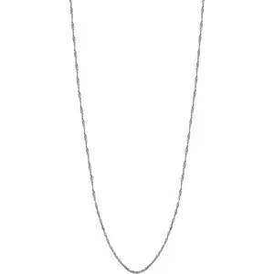 Bony Levy Singapore Chain Necklace - 14k White Gold