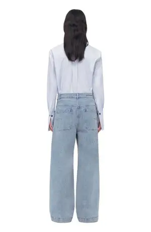 Another Tomorrow Carpenter Denim Pant - Light Blue Wash