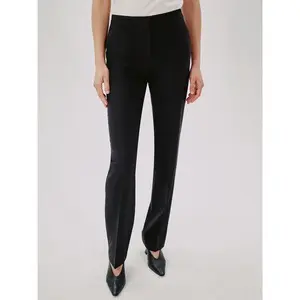 Another Tomorrow Classic Trouser Black