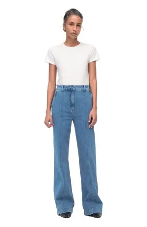 Another Tomorrow Light Wash Jeans For Women
