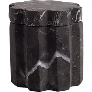ANDJACOB DECOR Tauro Container - Black Marble