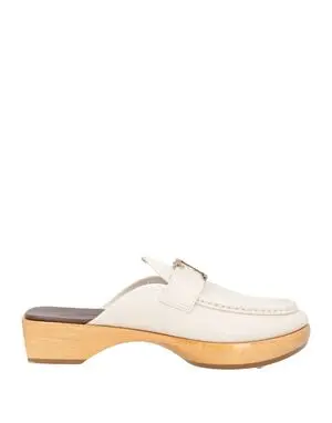 TOD'S Leather Clogs - Beige