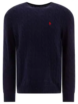 Polo Ralph Lauren Wool And Cashmere Crewneck Sweater - Blue