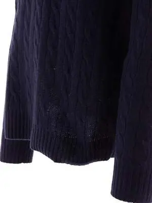 Polo Ralph Lauren Wool And Cashmere Crewneck Sweater - Blue