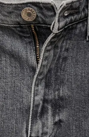 Mango Claudia Waxed Crop Slim Fit Jeans