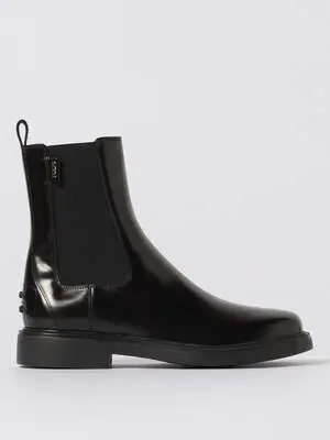 TOD'S Brushed Leather Chelsea Boots