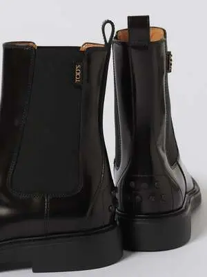 TOD'S Brushed Leather Chelsea Boots