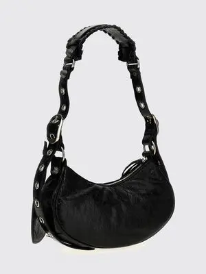 Balenciaga Le Cagole Xs Arena Leather Bag - Black