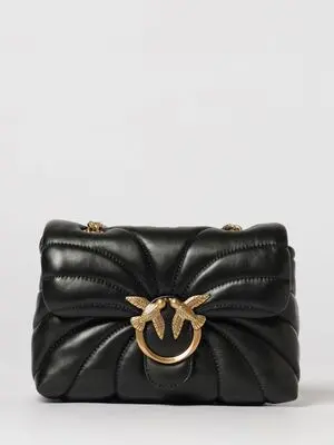 Pinko Quilted Mini Bag With Chain Strap - Black