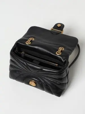 Pinko Quilted Mini Bag With Chain Strap - Black