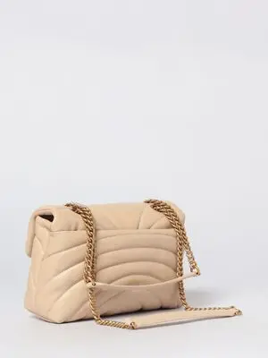 Pinko Quilted Leather Shoulder Bag - Beige