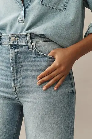 7 For All Mankind Jo Ultra High-rise Wide-leg Jeans