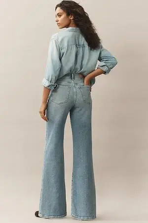 7 For All Mankind Jo Ultra High-rise Wide-leg Jeans