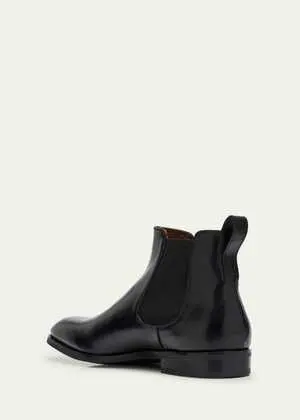 Bergdorf Goodman Calf Leather Chelsea Boots