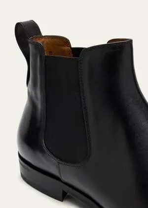 Bergdorf Goodman Calf Leather Chelsea Boots