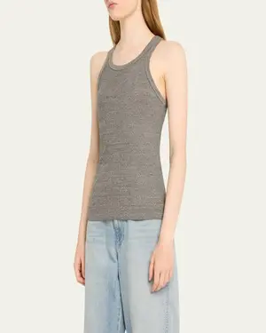 AMO Long Tank Top - Heather Grey