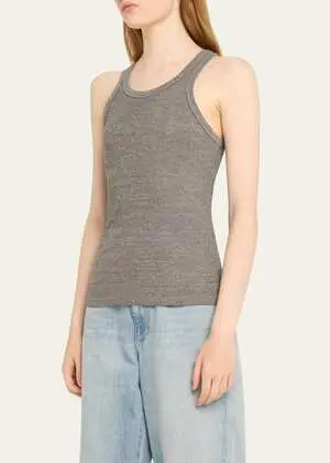 AMO Long Tank Top - Heather Grey