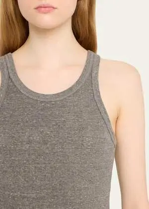 AMO Long Tank Top - Heather Grey