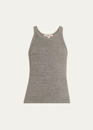 AMO Long Tank Top - Heather Grey