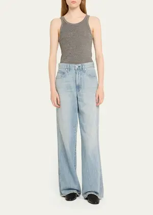 AMO Long Tank Top - Heather Grey
