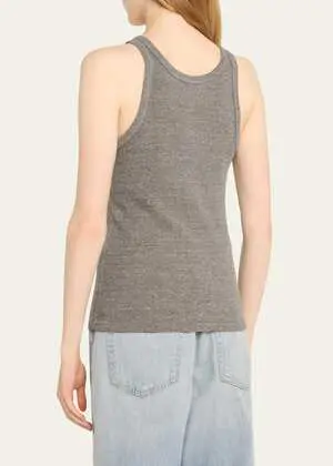 AMO Long Tank Top - Heather Grey
