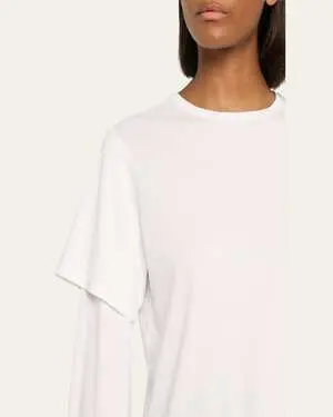 Still Here Layered Cotton Tee