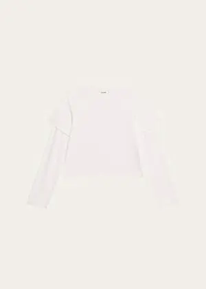 Still Here Layered Cotton Tee