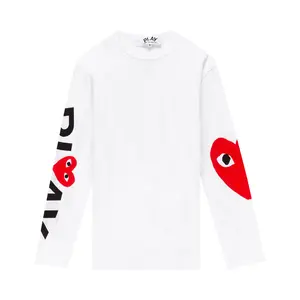 Play Comme Des Garcon Logo Long-sleeve T-shirt