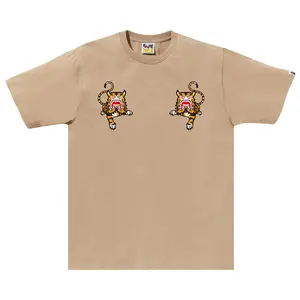 A BATHING APE Tiger Tee 'beige - Tan