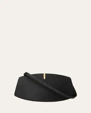Savette The Florence Leather Shoulder Bag - Black