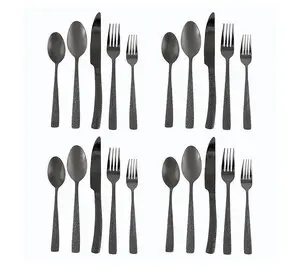 Gibson Elite Stonehenge 20 Piece Flatware Set - One-color
