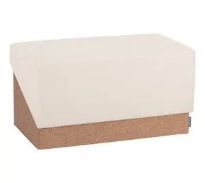 SEVILLE CLASSICS Seville Vineyard Collection Cork Bench Trunk St Orage Ottoman - One-color