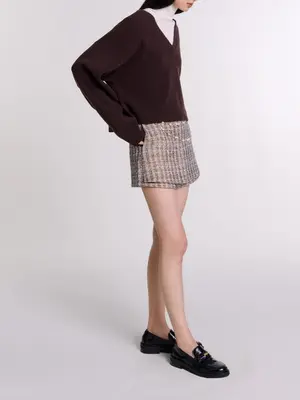 Maje Viscose V-neck Jumper