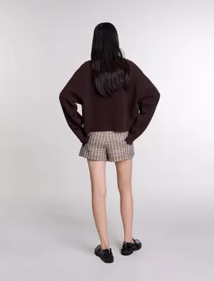 Maje Viscose V-neck Jumper