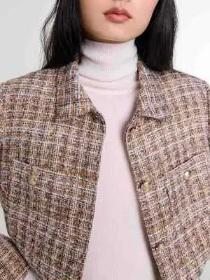 Maje Cotton Tweed Jacket