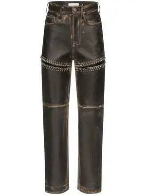 Area Belted Jeans For Women