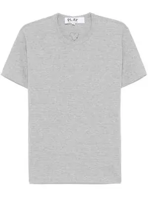 Play Comme Des Garcon Heart-patch T-shirt