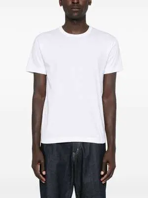 Play Comme Des Garcon Signature Heart-patch T-shirt - White