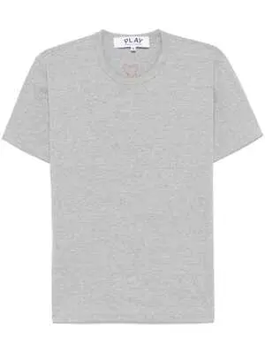 Play Comme Des Garcon Signature Heart-patch T-shirt