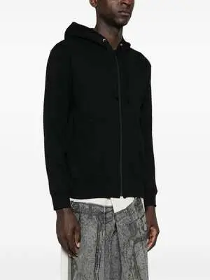 Play Comme Des Garcon Signature Heart-patch Hoodie - Black