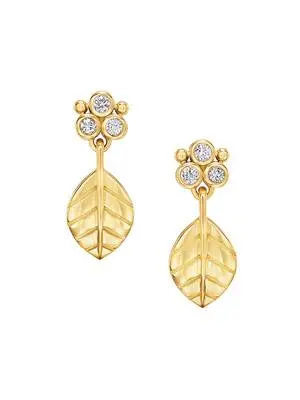 Temple St. Clair Florence86 Arcadia 18k & 0.20 Tcw Diamond Drop Earrings - Yellow Gold