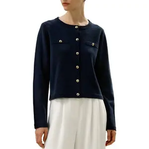 Lilysilk Wool Button-front Jacket