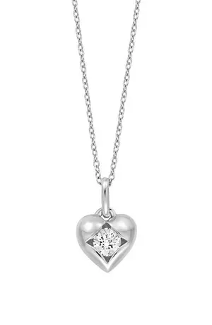 Bony Levy Icon Diamond Heart Pendant Necklace - 18k White Gold