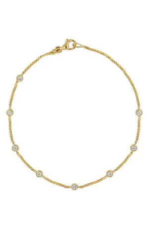 Bony Levy Monaco Diamond Station Bracelet - 18k Yellow Gold