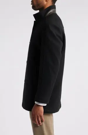 Johnston & Murphy Upton Car Coat - Black