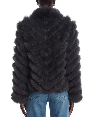Love Token Faux Fur Reversible Jacket