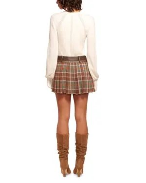 Ramy Brook Derrick Plaid Mini Skirt