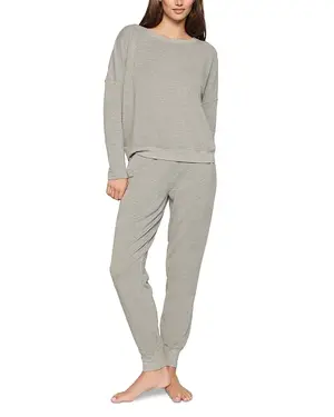 Eberjey Softest Sweats Pullover - Dark Heather