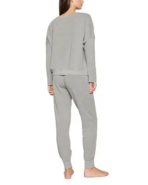 Eberjey Softest Sweats Pullover - Dark Heather