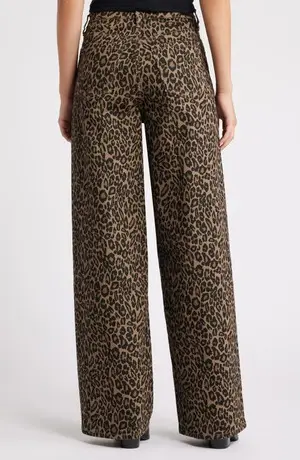 PTCL Print Wide-leg Jeans